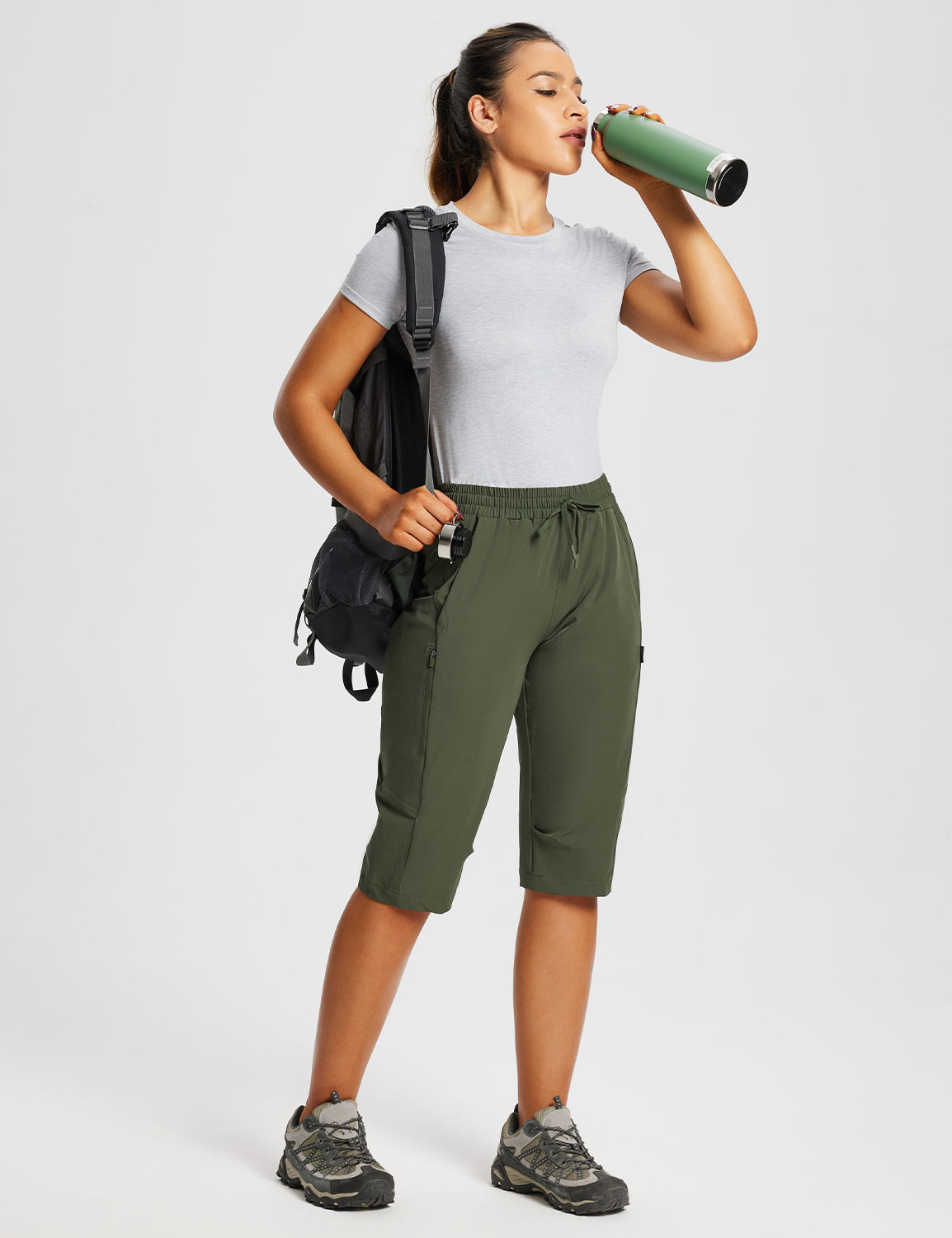 Baleaf Women's Laureate UPF 50+ Knee-Length Quick-Dry Capris – Baleaf ...