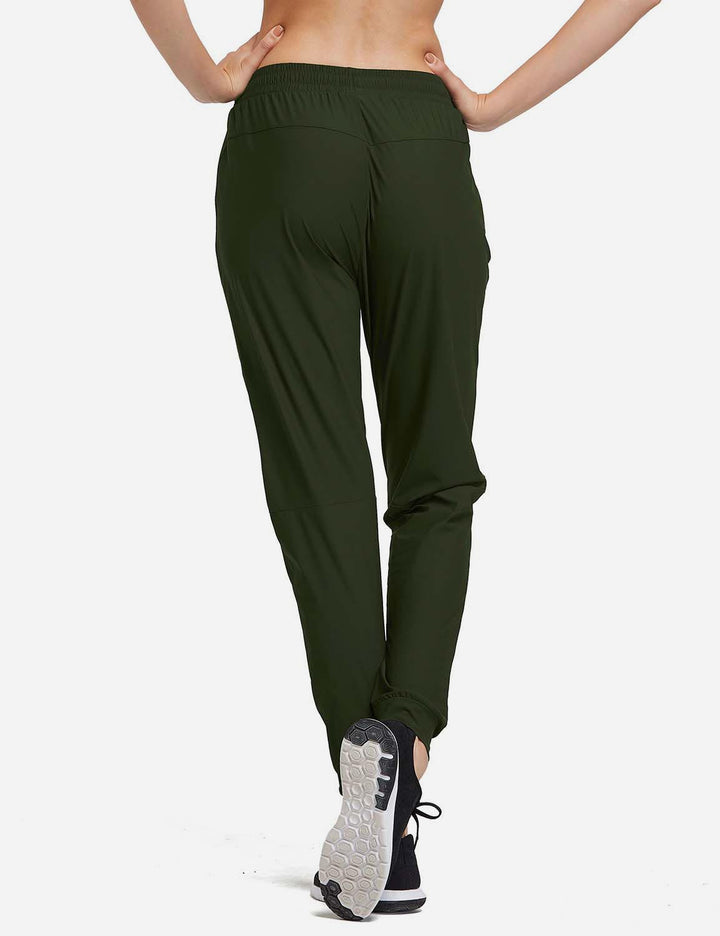 Baleaf Women's Mid Rise Seamless Lightweight Tapered Pants – Baleaf Sports