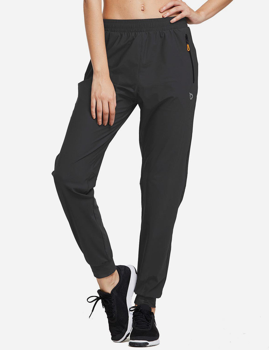 Baleaf Women's Mid Rise Seamless Lightweight Tapered Pants – Baleaf Sports